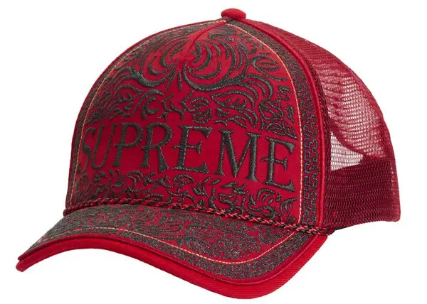 Supreme Vaquero Mesh Back 5-panel Cap - Red