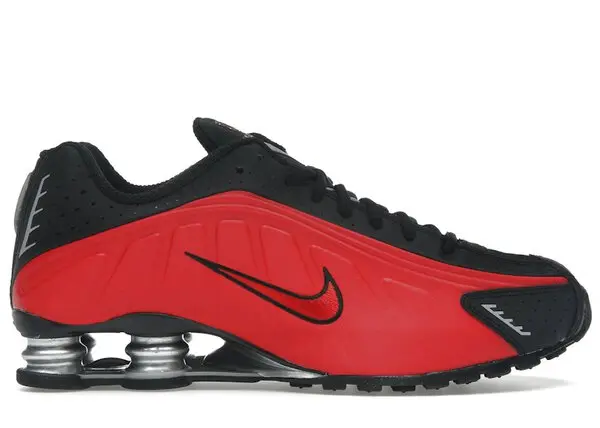 Nike Shox R4 Sneakers - University Red/black/metallic Silver