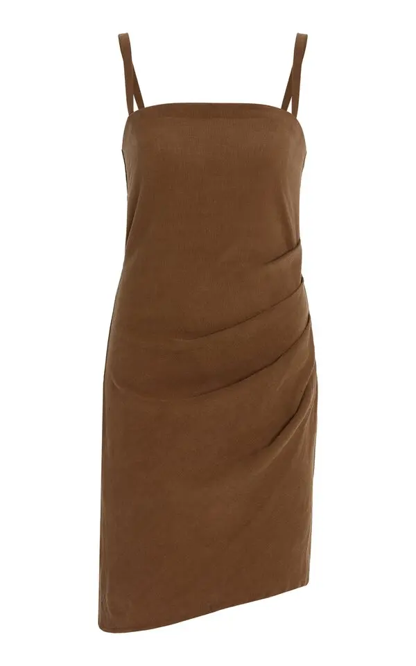 ANEMOS Nadege Draped Mini Dress