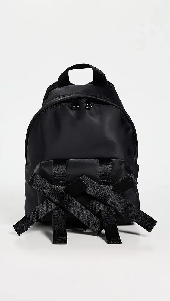 Simone Rocha Bow Front Backpack - Black | Editorialist