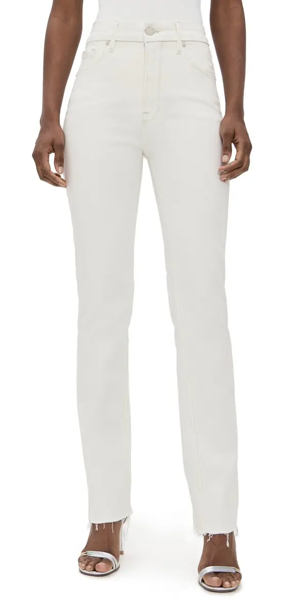 Good American Soft Tech Good Icon Straight Jeans