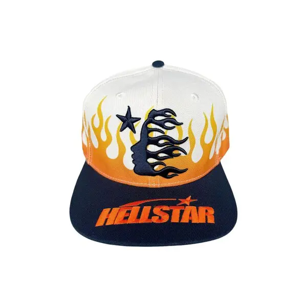 HELLSTAR Flame Vintage Baseball Cap - Multicolor