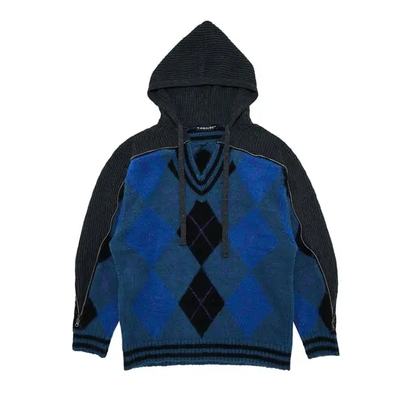 Y/project Zip Insert Hood Pullover