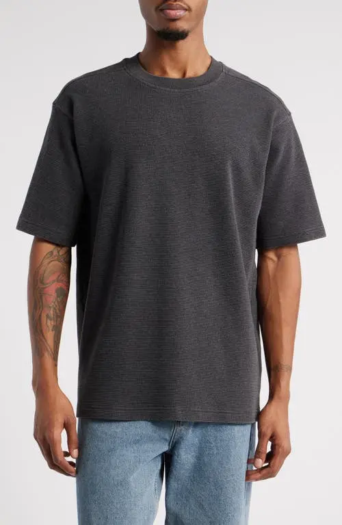 Bp. Oversize Waffle T-shirt - Black
