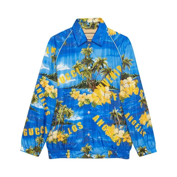 Gucci Printed Nylon Jacket - Multicolor