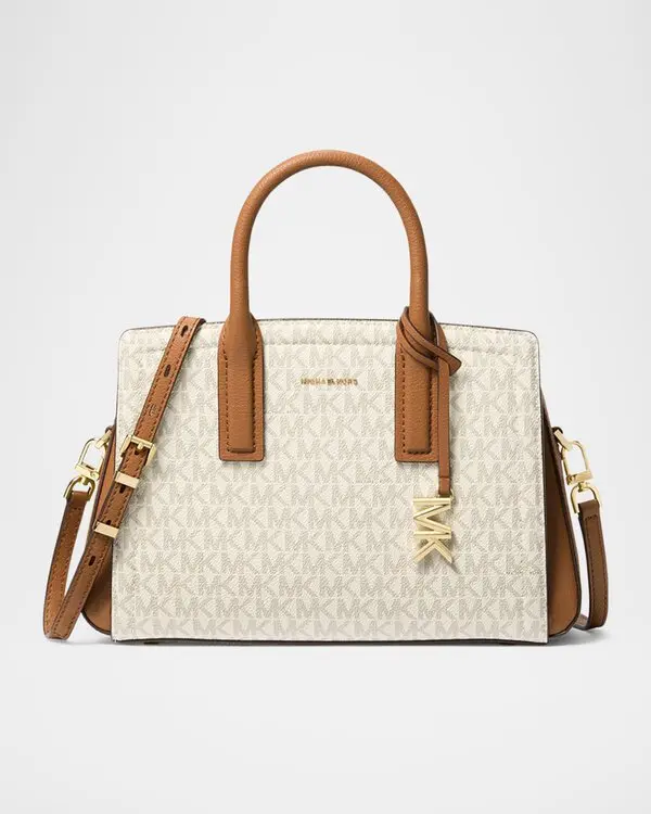Michael Kors Small Satchel Bag - Vanilla/ac