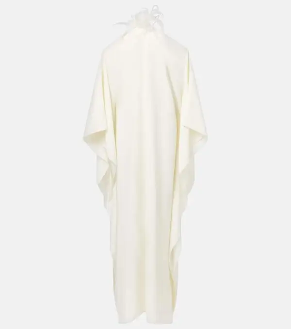 TALLER MARMO Feather-trimmed Gown