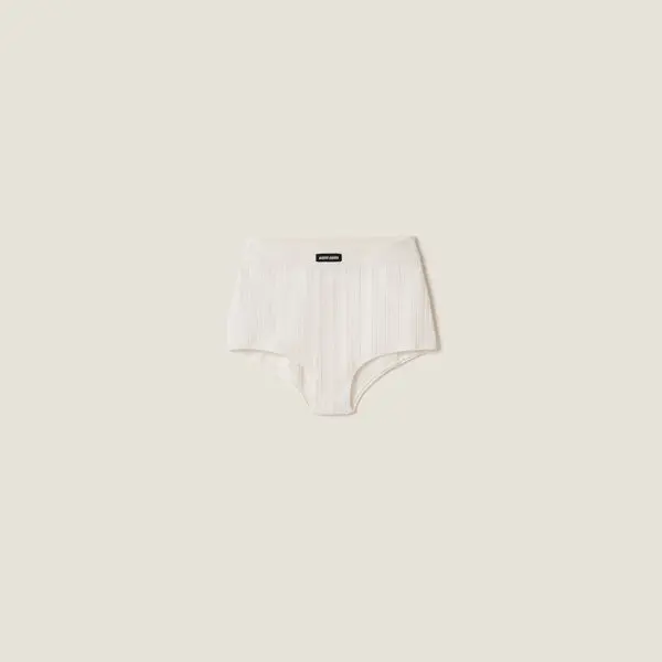 Miu Miu Cashmere And Silk Shorts