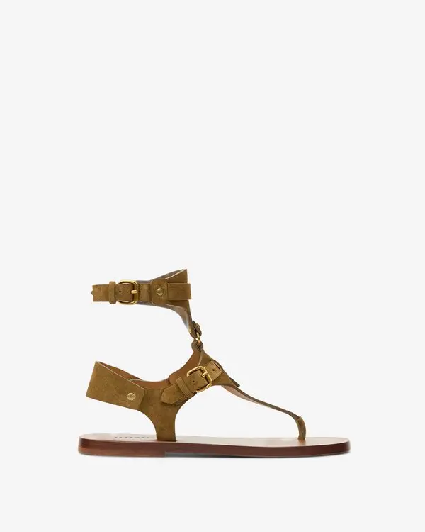 Isabel Marant Eveen Flat Sandals - Taupe