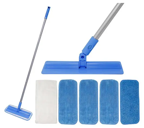 DON ASLETT S Microfiber Mop With Reusable Microfiber Pads