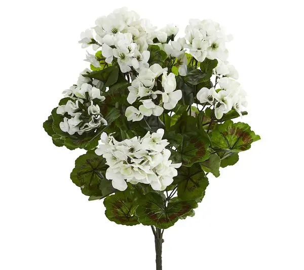 NEARLY NATURAL Geranium Plant Uv Resistant