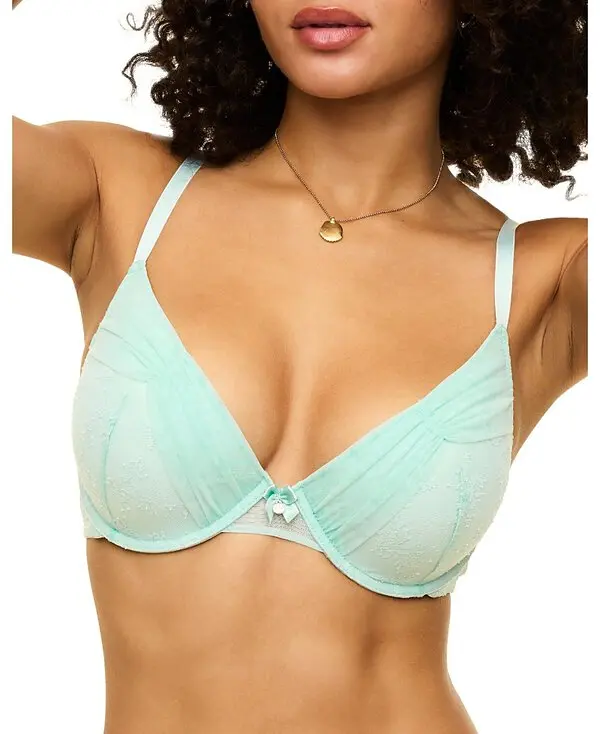 ADORE ME Wren Push Up Plunge Bra - Light Blue