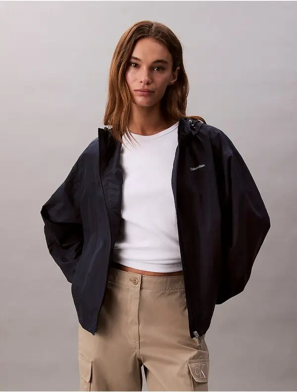 Calvin Klein Ripstop Relaxed Jacket - Dark Sapphire