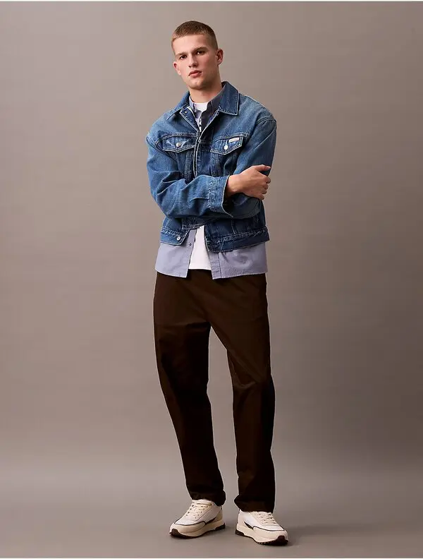 Calvin Klein 90s Selvedge Trucker Jacket - Washed Emerald