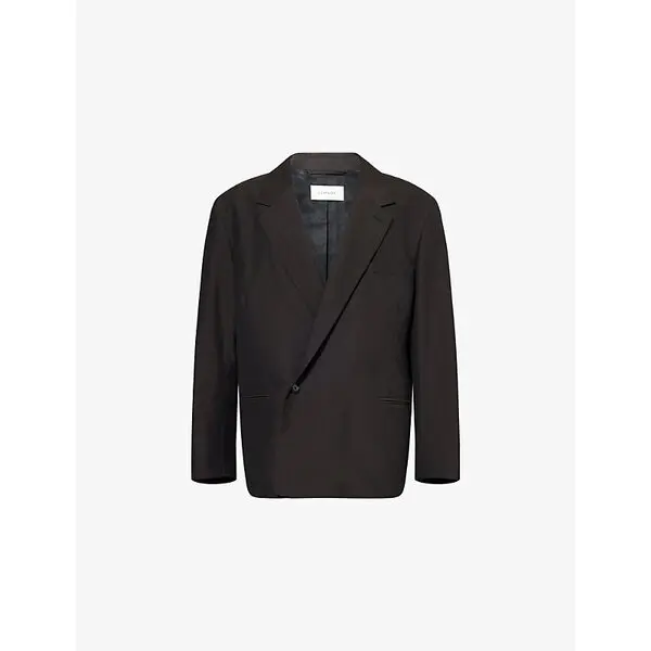 LEMAIRE Double-breasted Relaxed Wool-blend Blazer