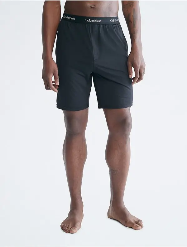 Calvin Klein Ultra-soft Modern Lounge Sleep Shorts - Black