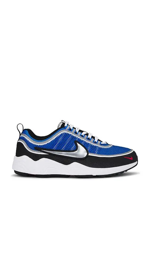 Nike Air Zoom Spiridon Sneakers - Signal Blue  Metallic Silver  Black  & W