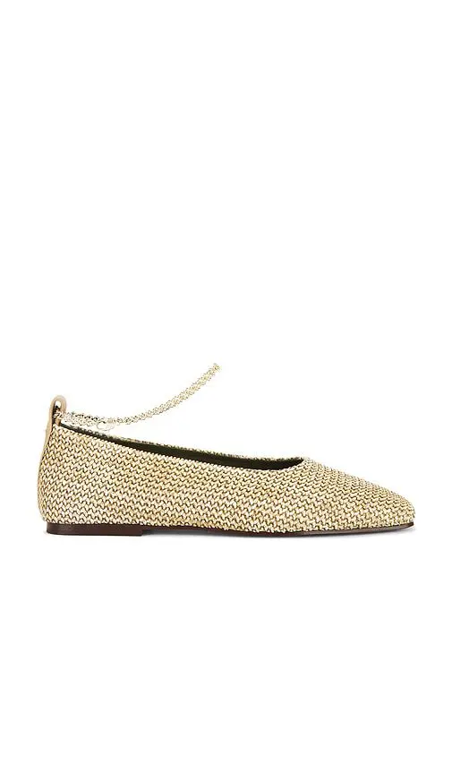 MARIA LUCA Augusta Ballet Flat - Natural