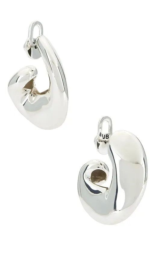 Jenny Bird Gigi Hoop Earrings - Silver