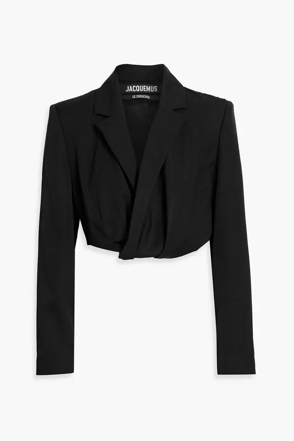 Jacquemus Bahia Cropped Wool Blazer