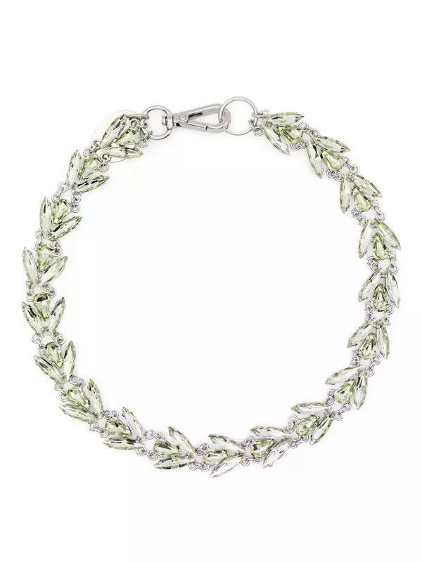 Simone Rocha Crystal Floret Necklace - Silver