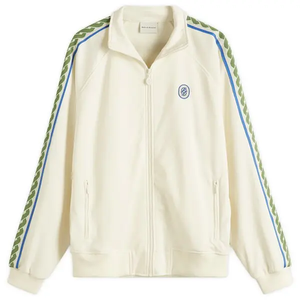 Drole De Monsieur Zip-up Track Jacket - Off White