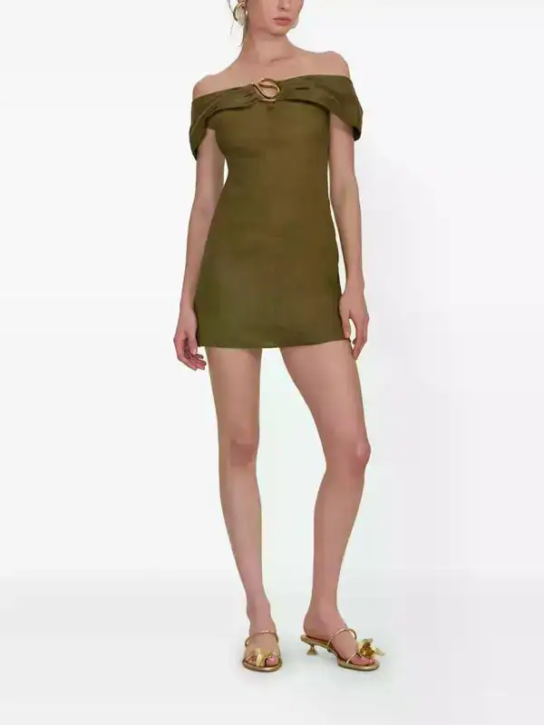 Cult Gaia Sawyer Mini Dress - Green
