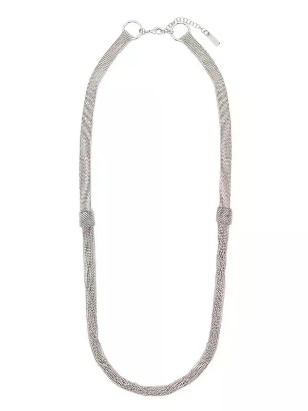 Peserico Punto Luce Chain Necklace - Silver