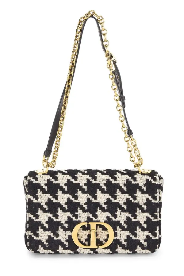 Dior Houndstooth Caro Bag
