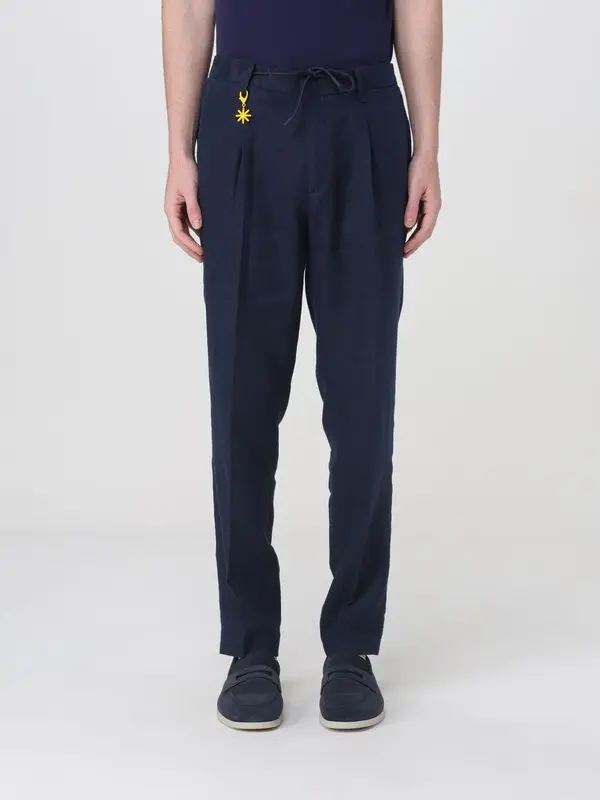 MANUEL RITZ Trousers - Blue