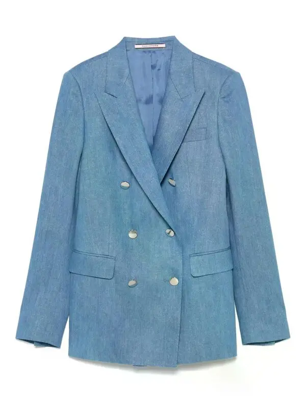 Tagliatore Glitter-detail Double-breasted Blazer