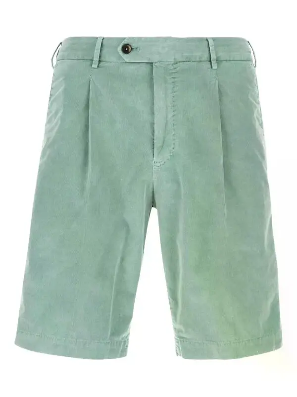 PT TORINO Corduroy Bermuda Shorts - Green