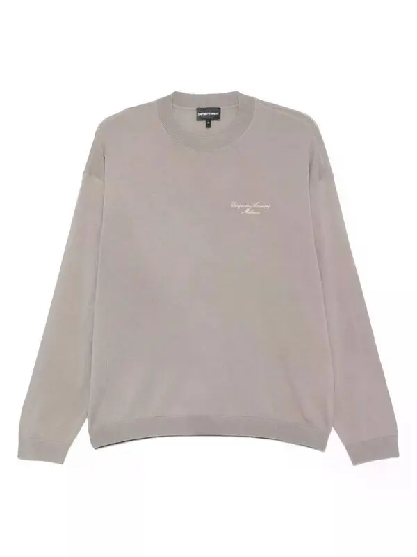 Emporio Armani Virgin Wool Sweater - Grey