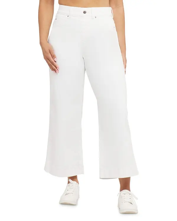 Spanx Shape Everywear Cropped Wide Leg Jeans