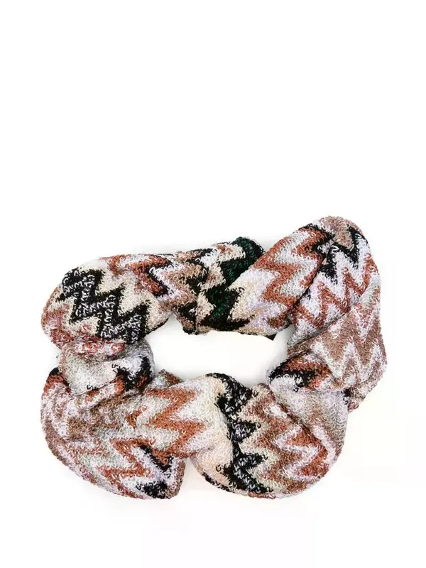 Missoni Zigzag Woven Scrunchie