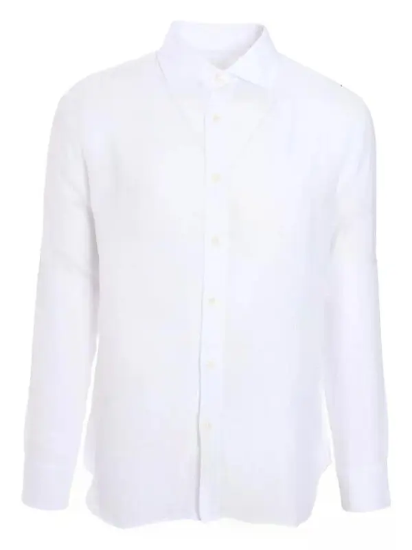 120% Lino Linen Shirt - White