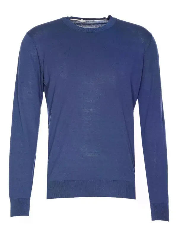 PAOLO PECORA Fine-knit Jumper - Blue