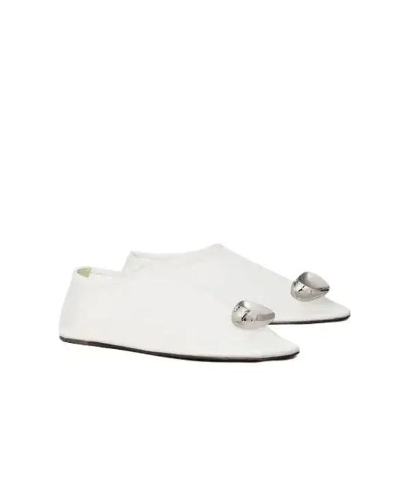 Tory Burch Patos Mesh Flat - Clear/silver