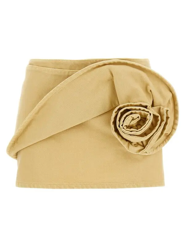 Magda Butrym 02' Mini Skirt - Yellow