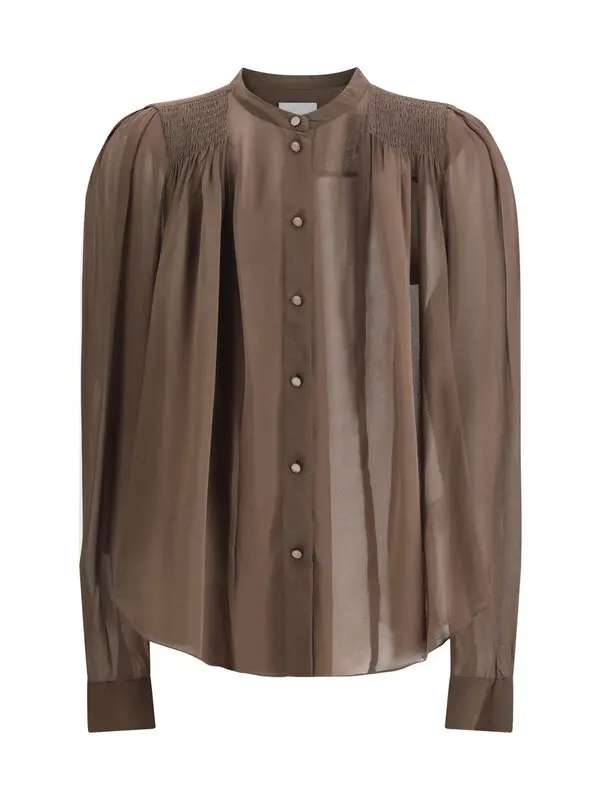 Isabel Marant Noeline Shirt - Brown