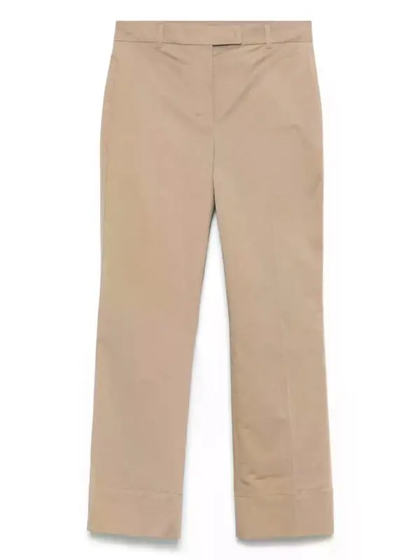 Max Mara Felice Cropped Trousers - Brown