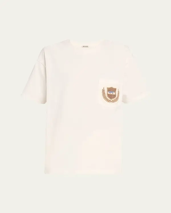 BODE Sportsman Crest Embroidered Tee