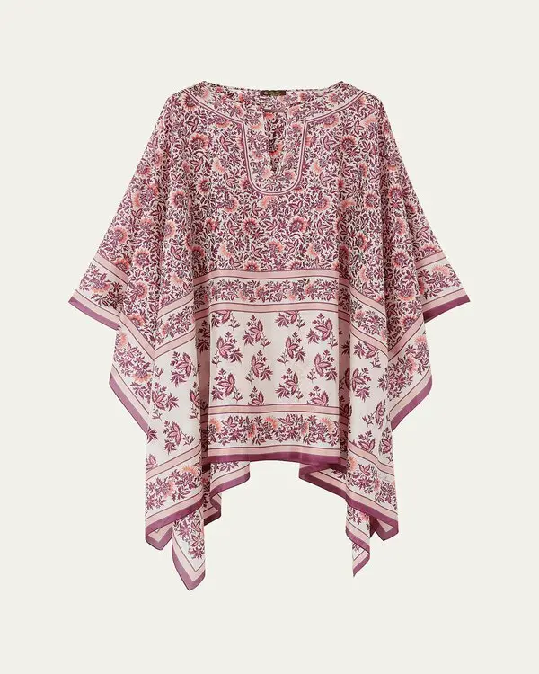 Loro Piana Daniela Flower-printed Silk Caftan