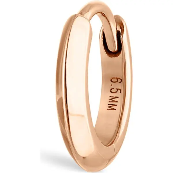 MARIA TASH Vertex Hoop Earring - Rose Gold