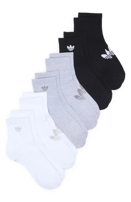 Adidas Superlite Quarter Socks 6-pack - Black/ White/ Grey