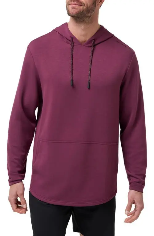 Travis Mathew Fibercloud Hoodie - Mauve Wine