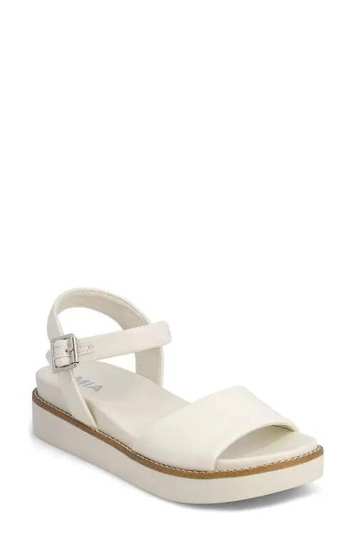 Mia Nari Platform Sandals - Bone