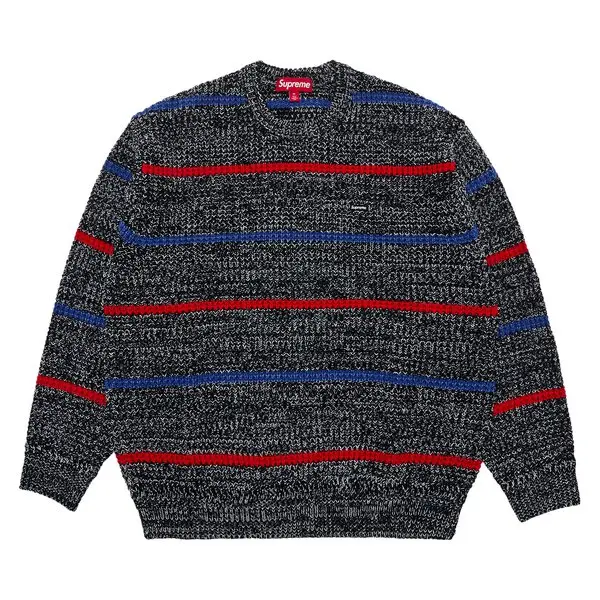 Supreme Waffle Small Box Logo Sweater - Multicolor