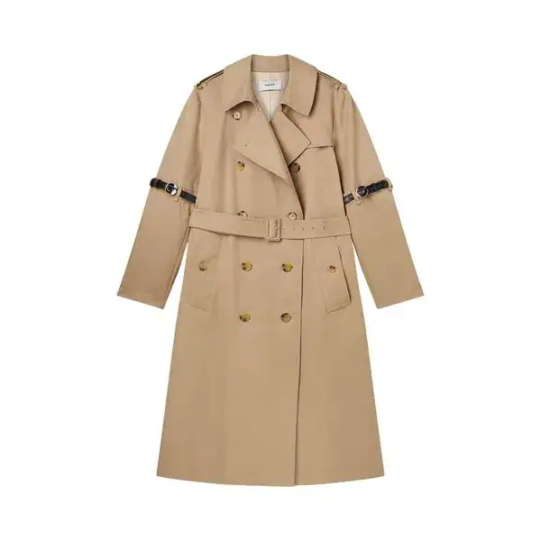 Coperni Hybrid Trench Coat Tan Editorialist