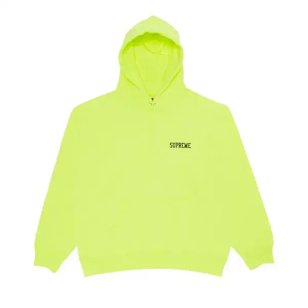Supreme On God Hooded Sweatshirt - Yellow | Editorialist